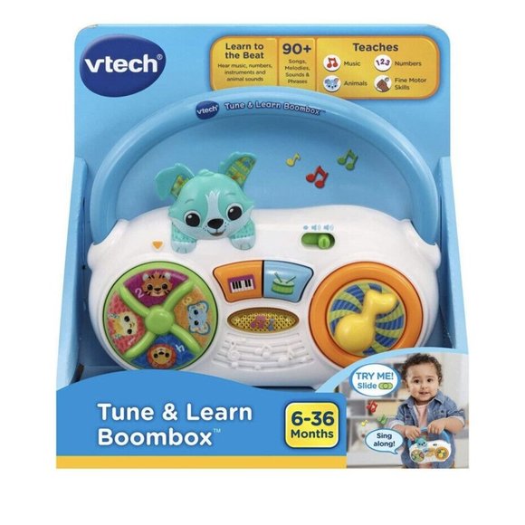 VTech | Toys | Vtech Tune Learn Boombox Songs Sounds Phrases ...
